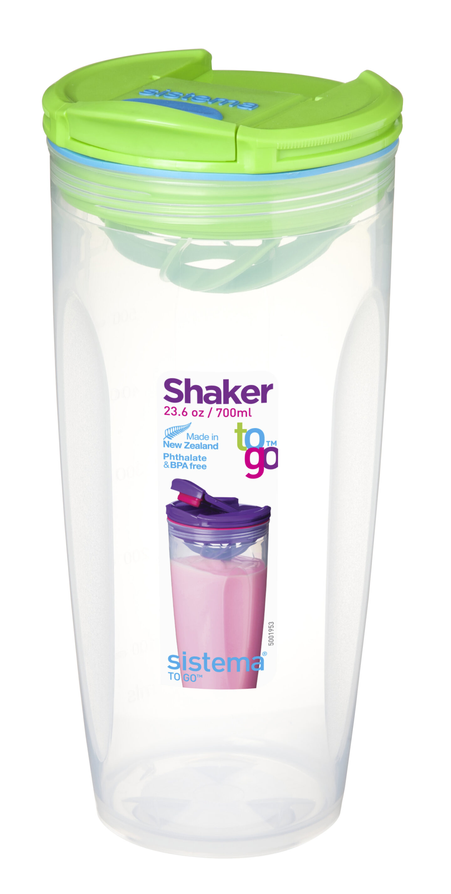 Sistema Shaker To Go do koktajli bidon 700ml - Żuczek - Sklep z zabawkami