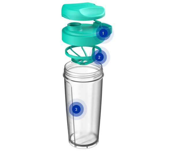 Sistema Pojemnik Shaker Active 750ml - Żuczek - Sklep z zabawkami